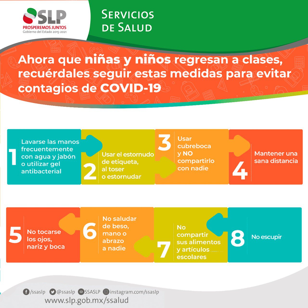 SSA emite recomendaciones para fortalecer regreso seguro a las escuelas ...