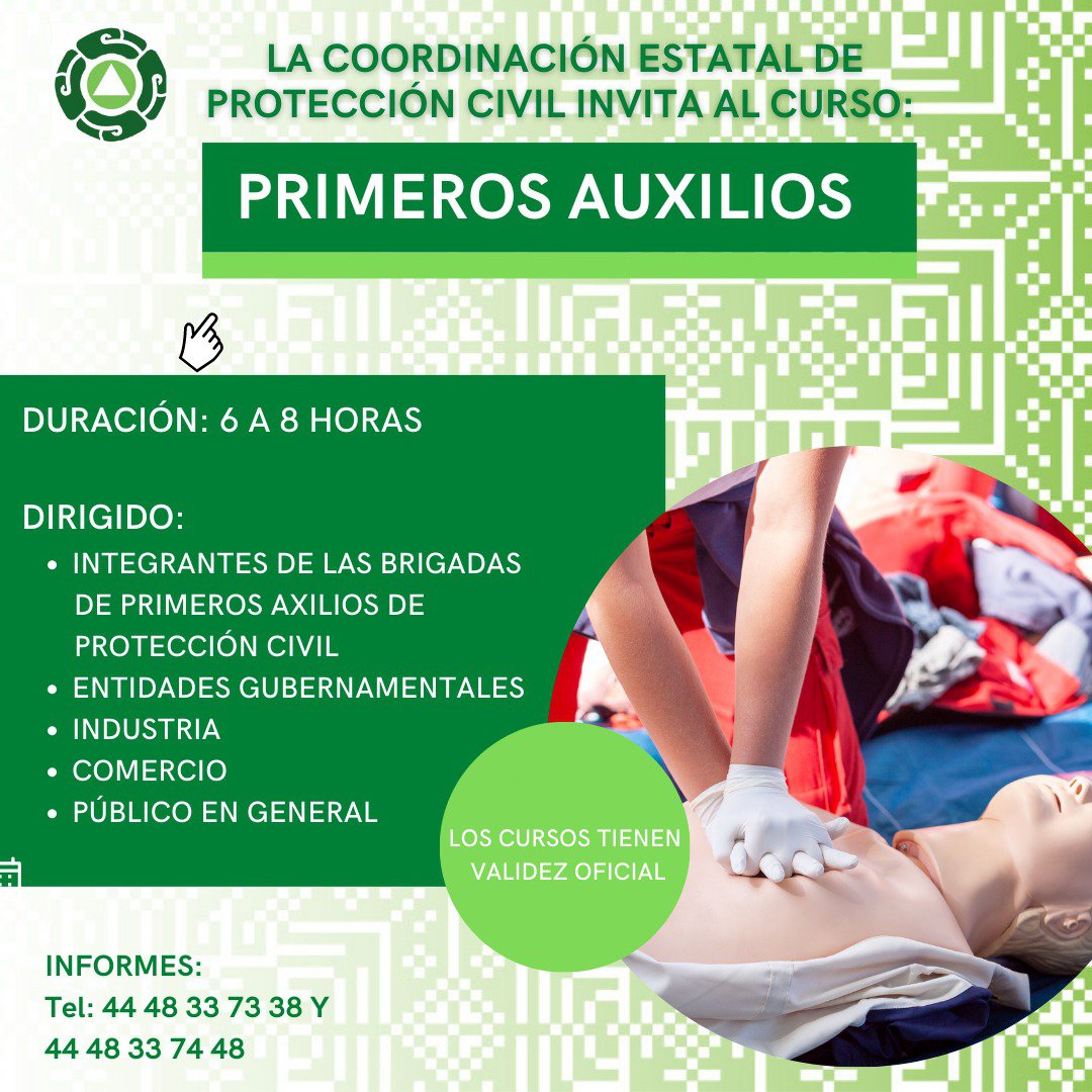 Protección Civil Estatal Abre Programa De Capacitaciones 2023